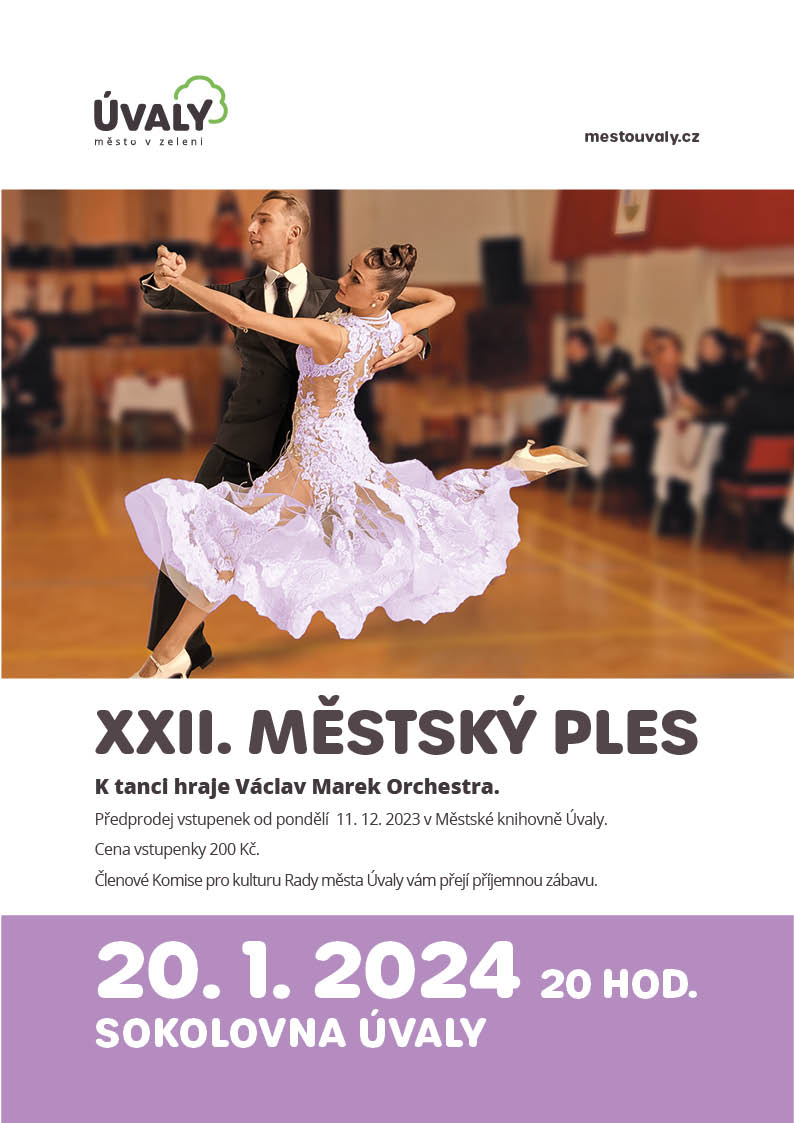 XXII. Městský ples - Město Úvaly